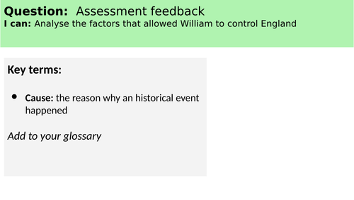 KS3 Norman Conquest of England 1066 SOW | Teaching Resources