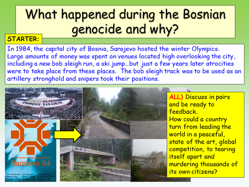 Bosnian Genocide | Teaching Resources