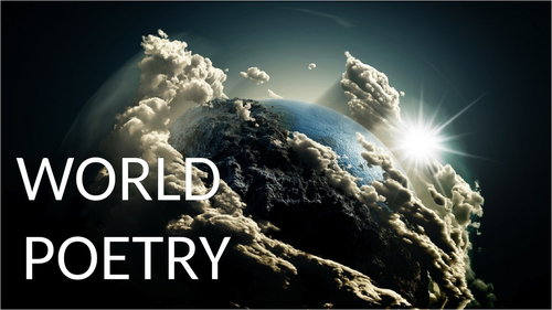 World Poetry - Unit of Work for KS3 | Teaching Resources
