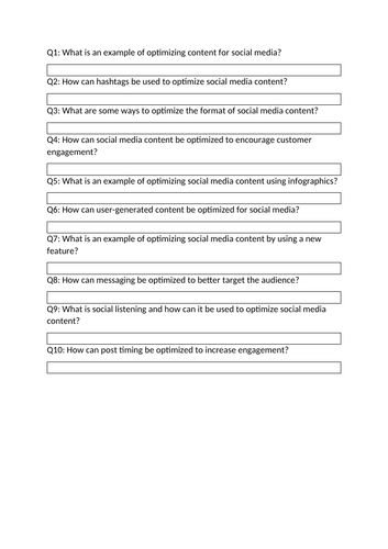 Btec It Level 3 Unit 3 Using Social Media In Business Learning Aim Bandc Teaching Resources