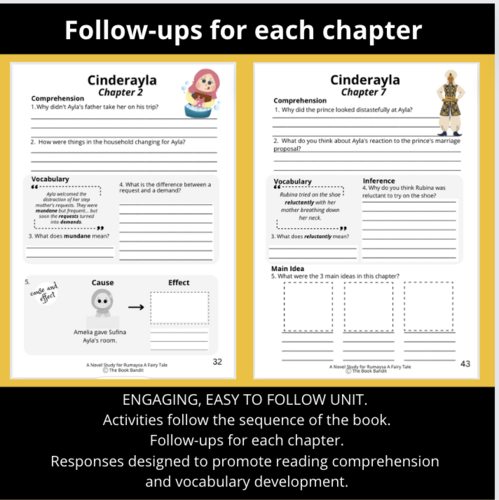 RUMAYSA A Fairy Tale NOVEL STUDY and Reading Comprehension | Teaching ...