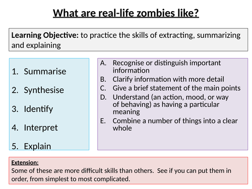 Real Life Zombies - non-fiction text | Teaching Resources