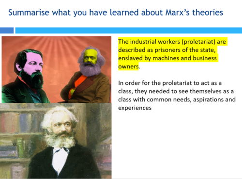 Modern History – Russia 1905-1920: Karl Marx and his class struggle ...