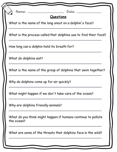 English Reading Comprehensions - Animal Non-fiction worksheets with ...