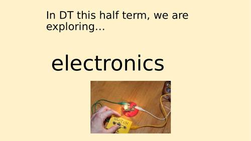 Electronics wire loop game Design and Technology | Teaching Resources