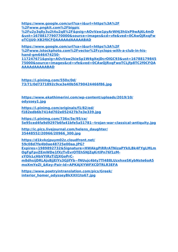 Homer's Odyssey Knowledge Organisers: GCSE Classical Civilisations ...