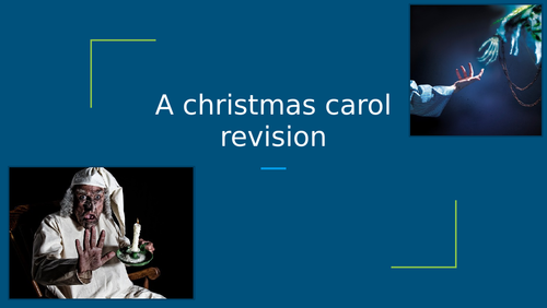 A Christmas Carol Revision by Extract including slides and workbook ...