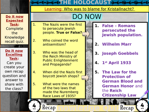 Who was to blame for Kristallnacht? | Teaching Resources
