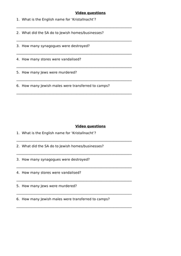 Who was to blame for Kristallnacht? | Teaching Resources