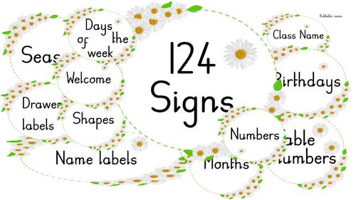 Daisy themed classroom | Teaching Resources
