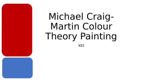 Michael Craig-Martin Colour Theory Painting | Teaching Resources