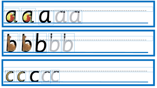 RWI - Read Write Inc - letter formation sheets | Teaching Resources