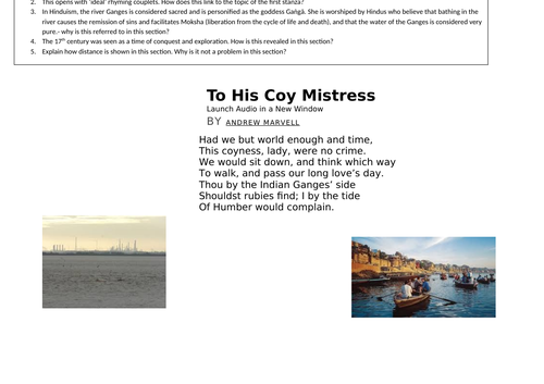 The Great Gatsby and Pre-1900 Poetry A Level AQA paper 1 Complete ...