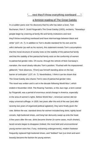 The Great Gatsby and Pre-1900 Poetry A Level AQA paper 1 Complete ...