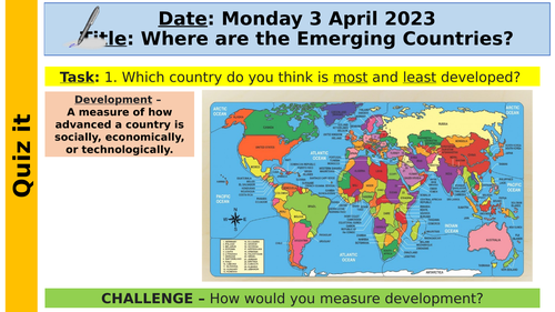 KS3 Emerging Economies SoW | Teaching Resources