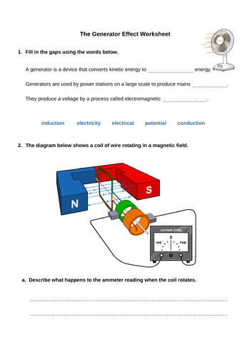 Physics - the Generator Effect | Teaching Resources