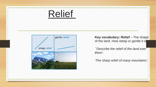 UK Relief Geography | Teaching Resources