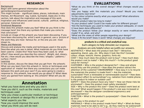 Literacy Mat Art and Design | Teaching Resources