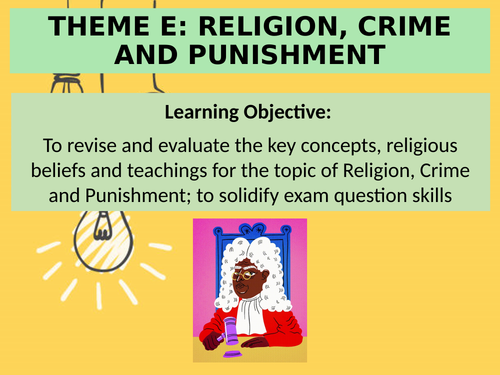 Religion, Crime and Punishment Revision Lesson (AQA) | Teaching Resources