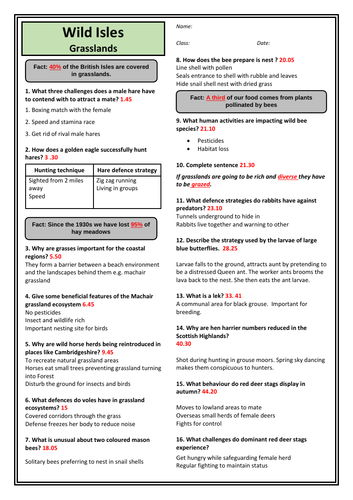Wild Isles - Grassland | Teaching Resources