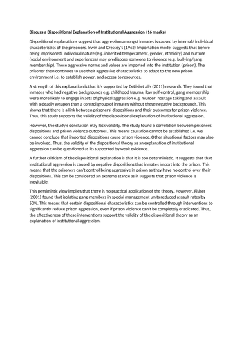 Aggression Essays Bundle 16 Mark Answers AQA Psychology | Teaching ... Aggression Essays Bundle 16 Mark Answers AQA Psychology | Teaching ...