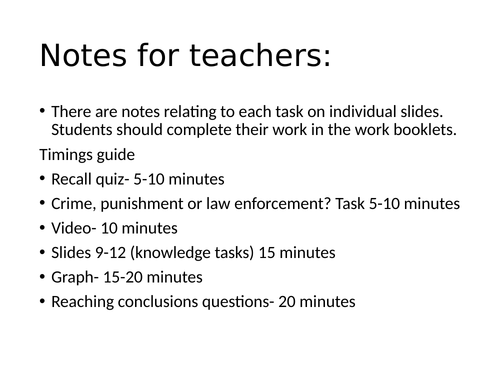 GCSE history crime and punishment revision bundle | Teaching Resources