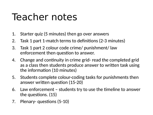 GCSE history crime and punishment revision bundle | Teaching Resources GCSE history crime and punishment revision bundle | Teaching Resources
