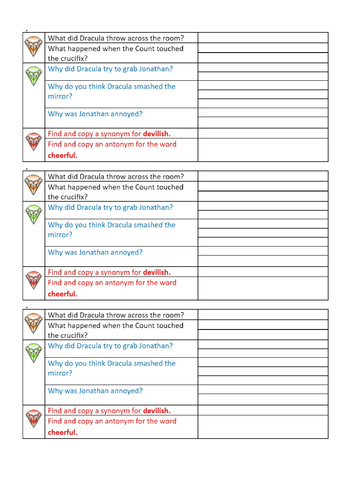 Dracula 2 week Whole Class Reading planning and resources | Teaching ...