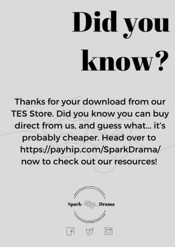 10 Drama Monologues | Teaching Resources