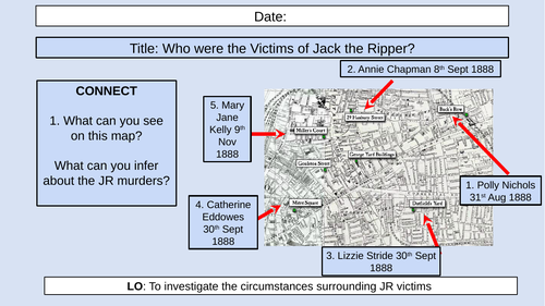 KS3 History - Entire SOW Industrial Revolution and Jack the Ripper ...