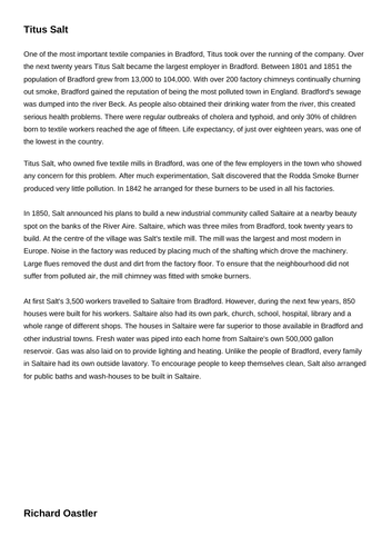 KS3 History - Entire SOW Industrial Revolution and Jack the Ripper ...