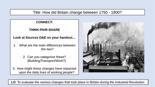 KS3 History - Entire SOW Industrial Revolution and Jack the Ripper ...