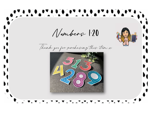 Numbers 1-20 Wall Display - Bright | Teaching Resources