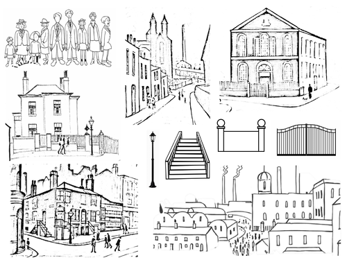 L.S Lowry Landscape Painting (3 Lessons) | Teaching Resources