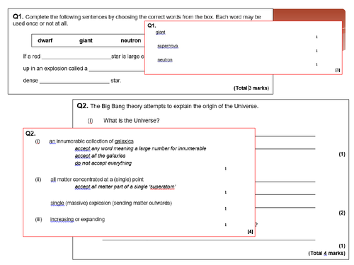GCSE Physics: Space Bundle | Teaching Resources