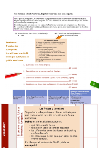 GCSE Spanish Revision Booster. Viva all modules. | Teaching Resources