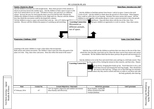 P.E. Physical education Lessons Planning Years 1 to 6 | Teaching Resources