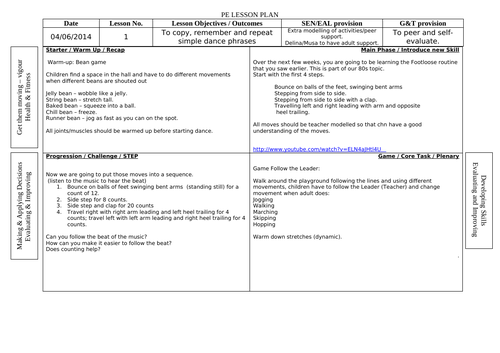 P.E. Physical education Lessons Planning Years 1 to 6 | Teaching Resources
