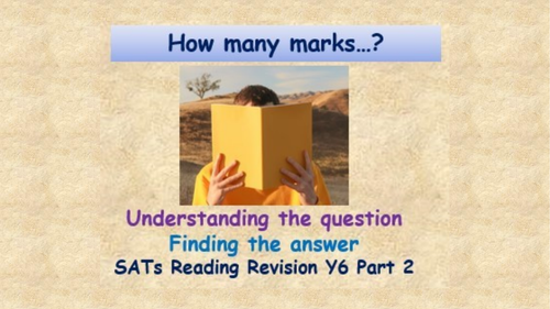 SATs Reading Revision Year 6 Part 2 | Teaching Resources