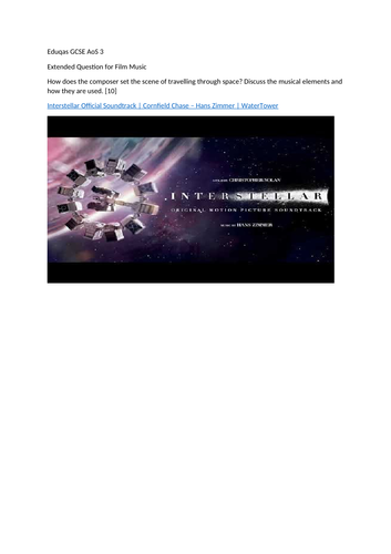 Film Music Questions and Answers | Teaching Resources