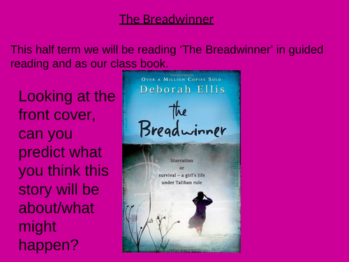 The Breadwinner Comprehension Questions | Teaching Resources