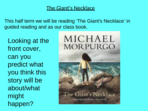 The Giant's Necklace Comprehension Questions | Teaching Resources