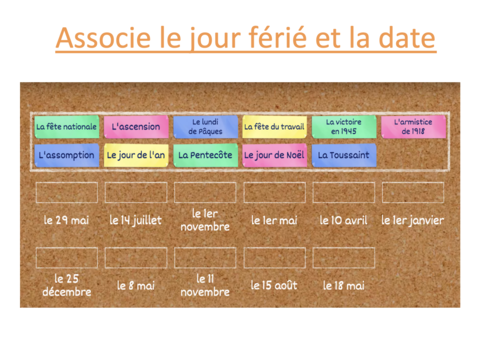 Les traditions : les jours fériés (Y12) | Teaching Resources