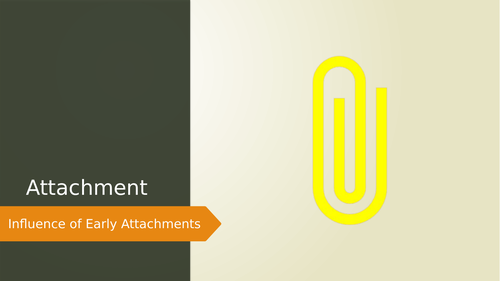 Early Attachment Later Relationships Lesson 11 AQA Psychology ...