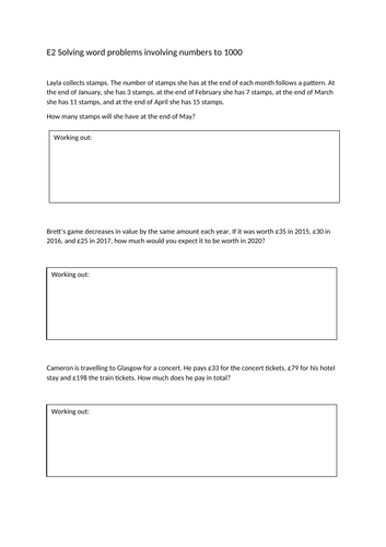 Entry 2 Functional Skills Math Read, Write and Compare numbers ...