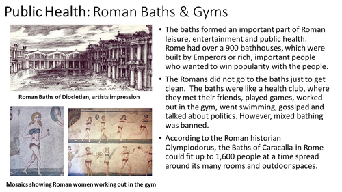 Market Place Activity: Roman Public Health | Teaching Resources