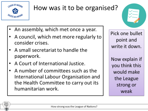 League of Nations introduction | Teaching Resources