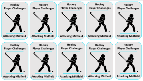 Hockey - Player challenges cards | Teaching Resources