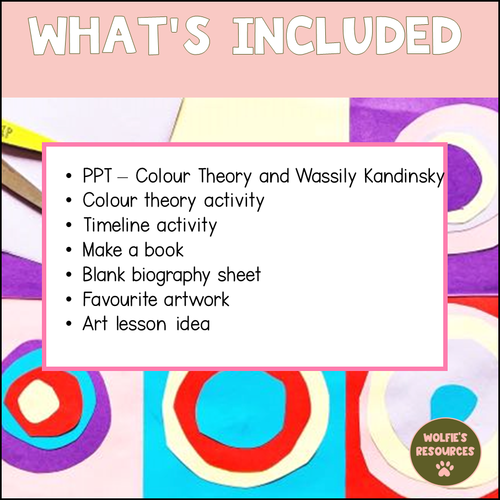 Wassily Kandinsky KS1 | Colour Theory | Activities and Power Point ...