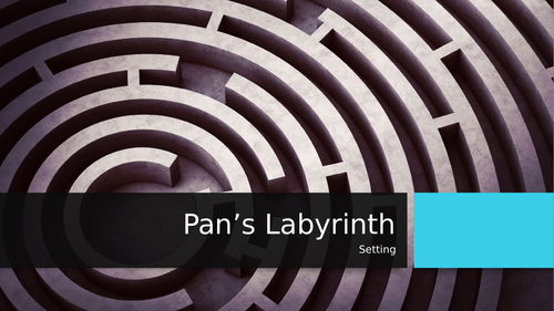 Setting in Pan's Labyrinth | Teaching Resources